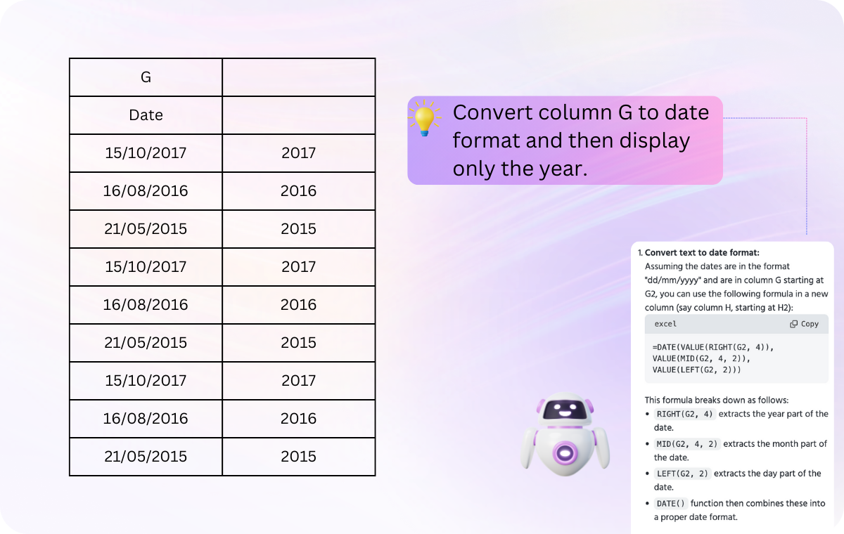 Excel Formula Generator